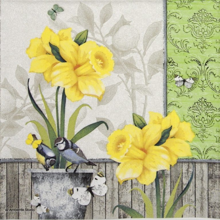 Lunch Napkins (20) - Sunny spring - Napkin Shop