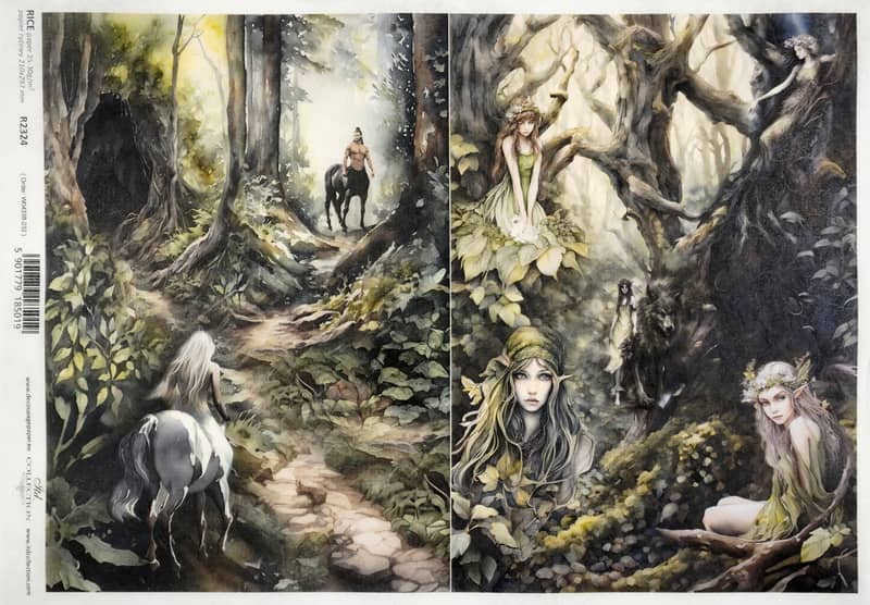 Rice Paper Decoupage - Forest fantasy - R2324 - Napkin Shop
